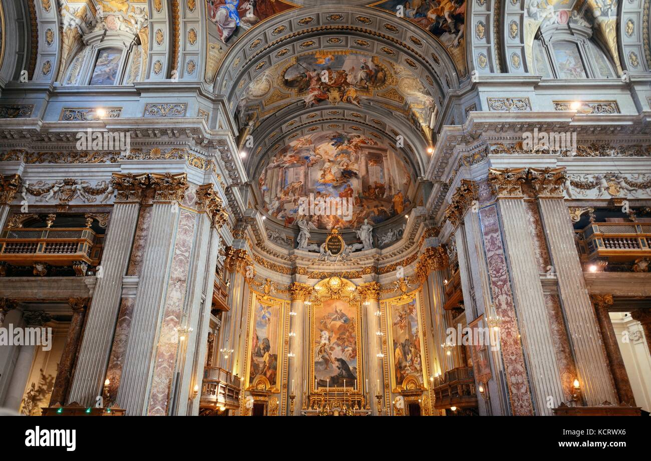 Church of st ignatius of loyola rome High Resolution Stock Photography ...