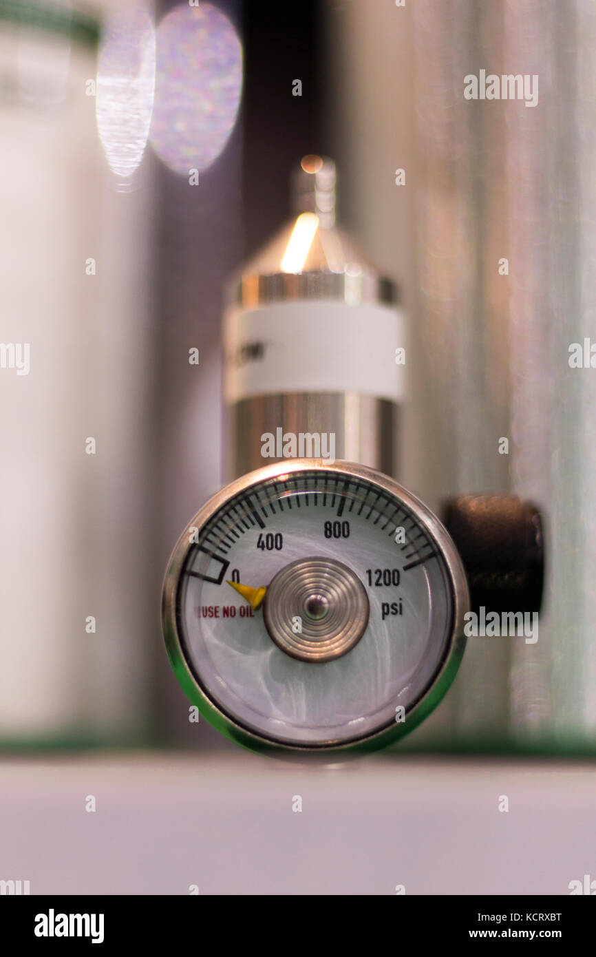 Pressure gauge ; selective foucs Stock Photo - Alamy