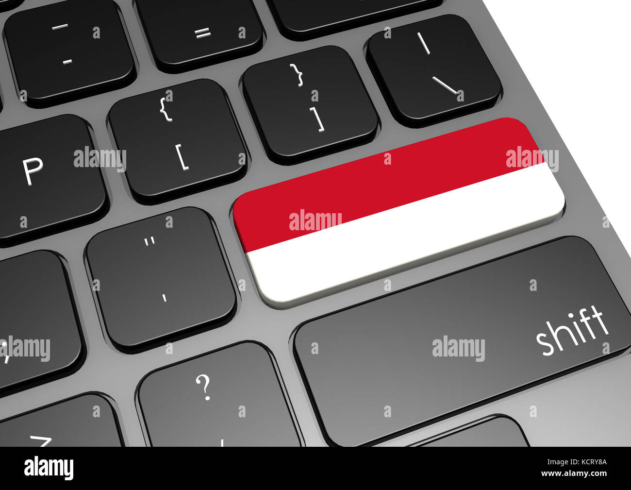 Monaco keyboard image with hi-res rendered artwork that could be used ...