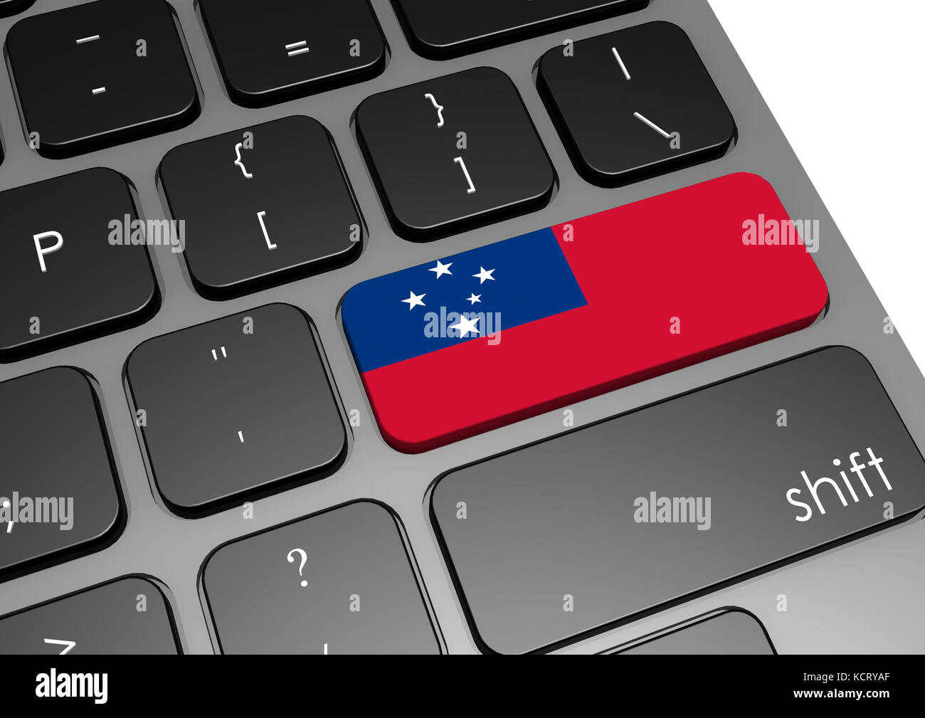 Samoa keyboard image with hi-res rendered artwork that could be used ...