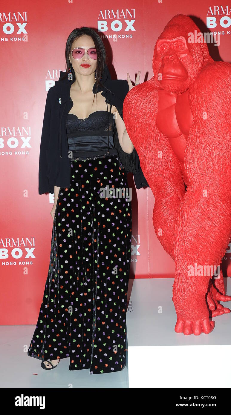 Taiwanese actress Shu Qi attends a promotional event for Armani Box in ... Taiwanese actress Shu Qi attends a promotional event for Armani Box in ...