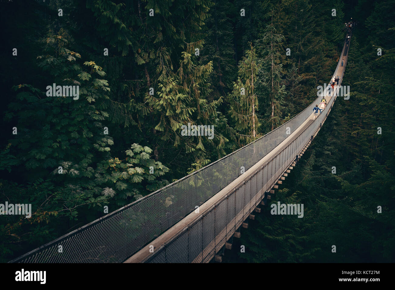 Capilano suspension bridge in vancouver hi-res stock photography and ...