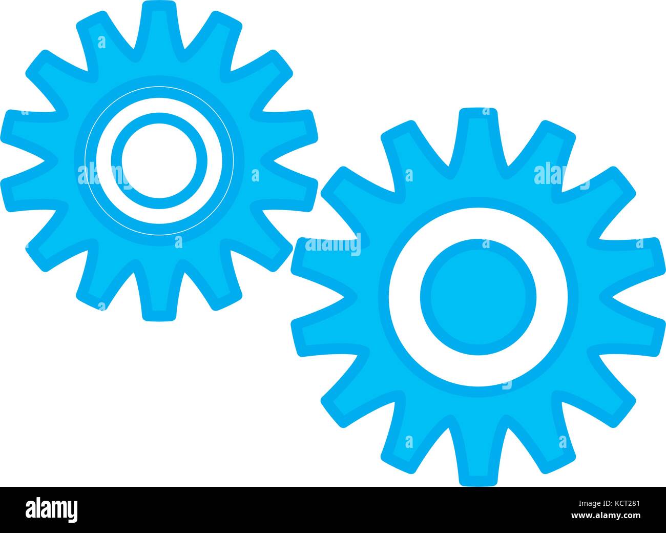 Gears machinery pieces Stock Vector Image & Art - Alamy