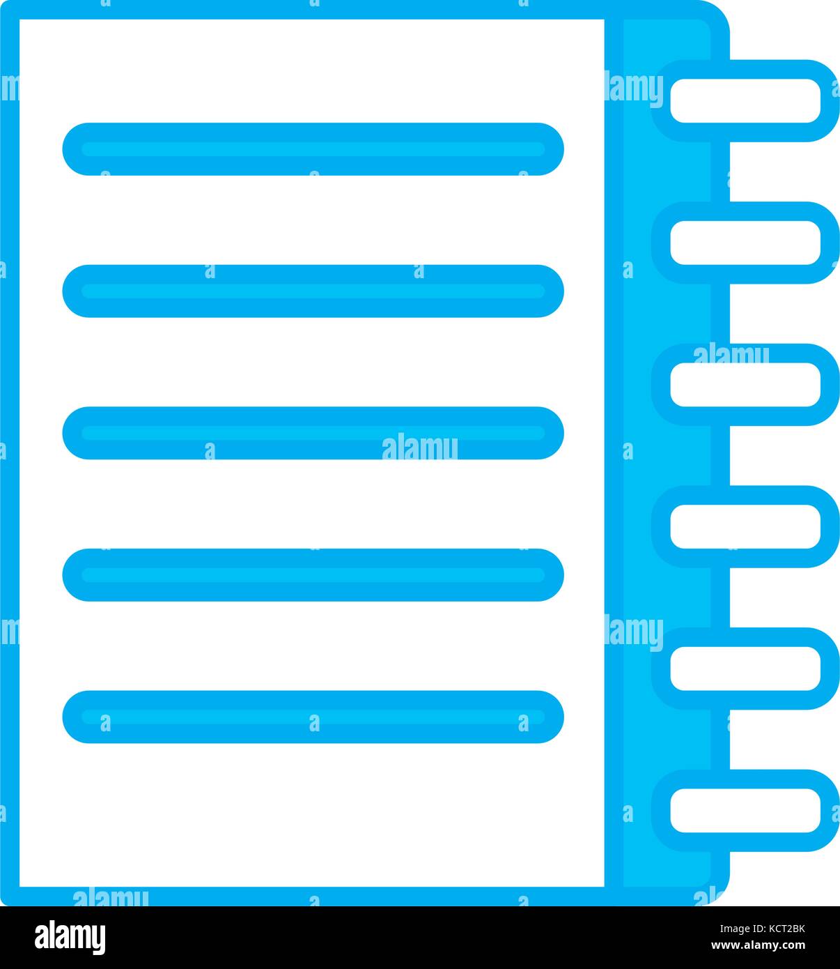 Notebook page isolated Stock Vector Image & Art - Alamy