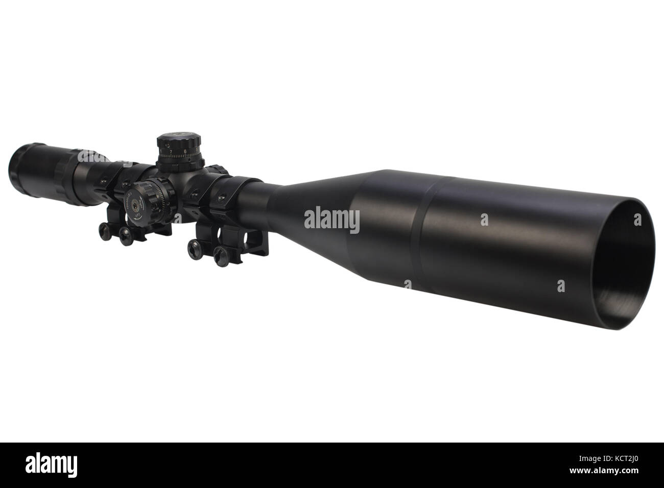 sniper scope isolated on white Stock Photo - Alamy