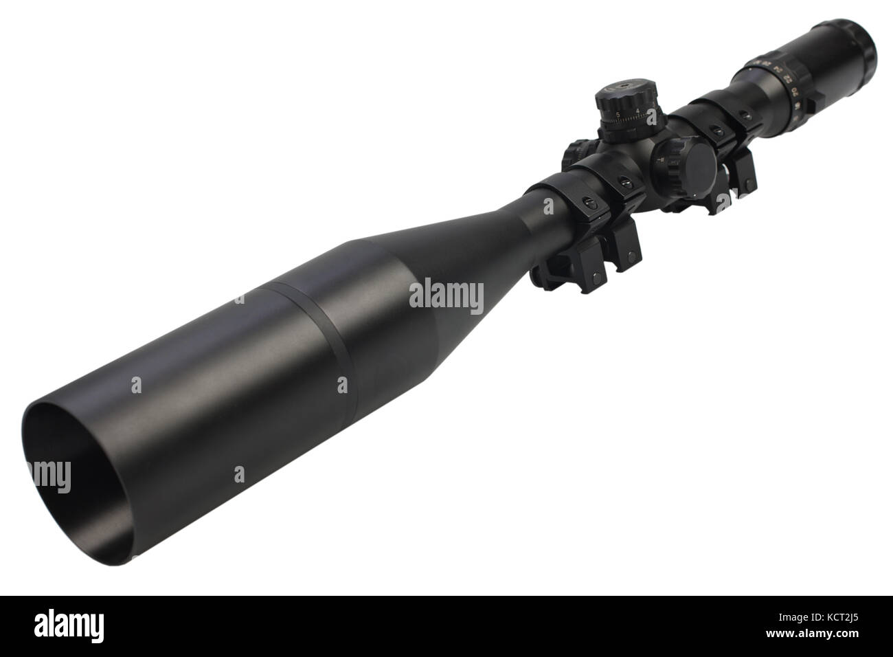 sniper scope isolated on white Stock Photo - Alamy