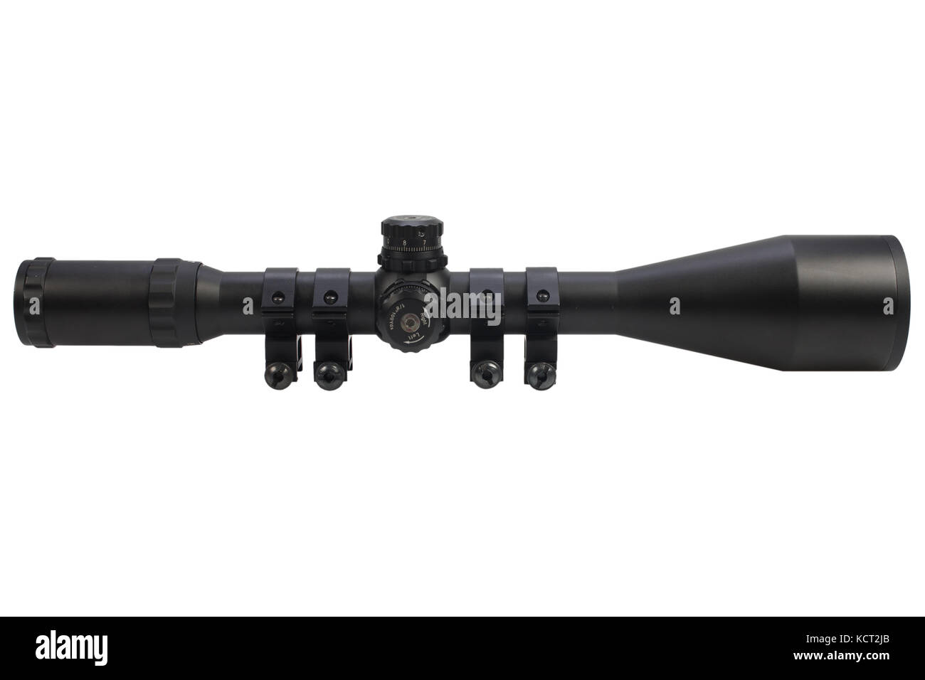 sniper scope isolated on white Stock Photo - Alamy
