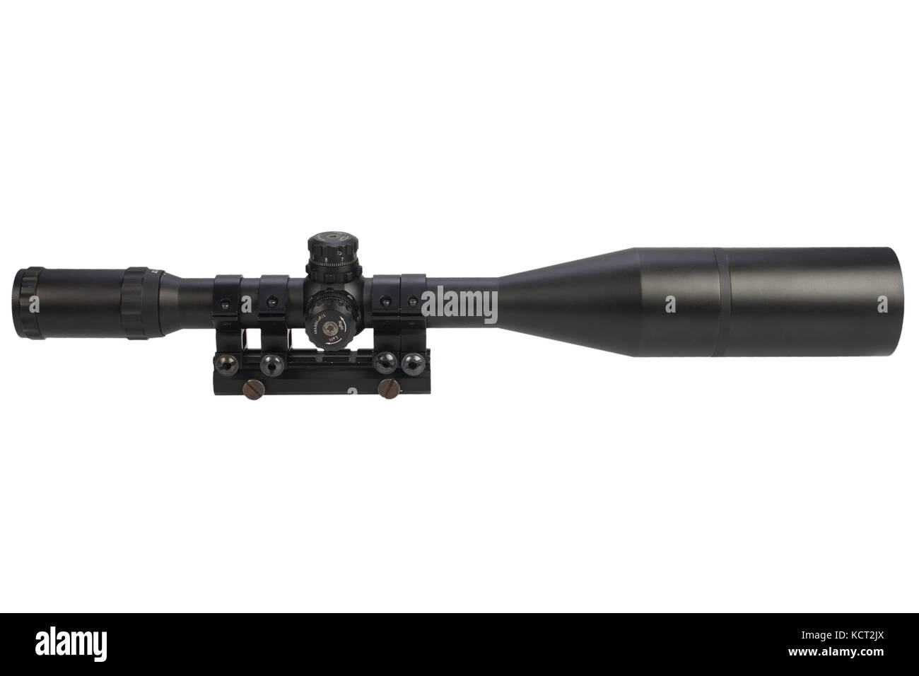 sniper scope isolated on white Stock Photo - Alamy
