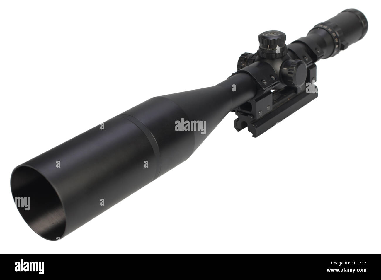 sniper scope isolated on white Stock Photo - Alamy