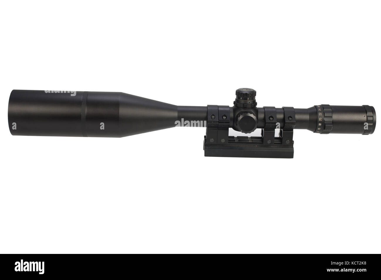 sniper scope isolated on white Stock Photo - Alamy