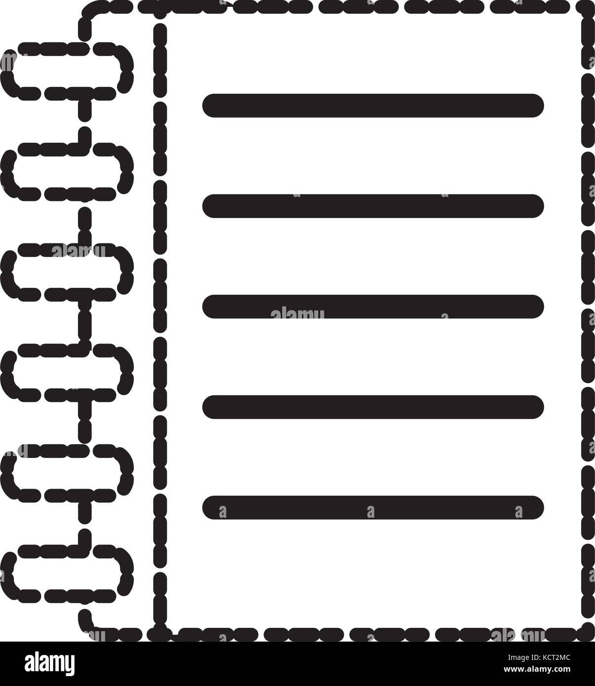 Notebook page isolated Stock Vector Image & Art - Alamy