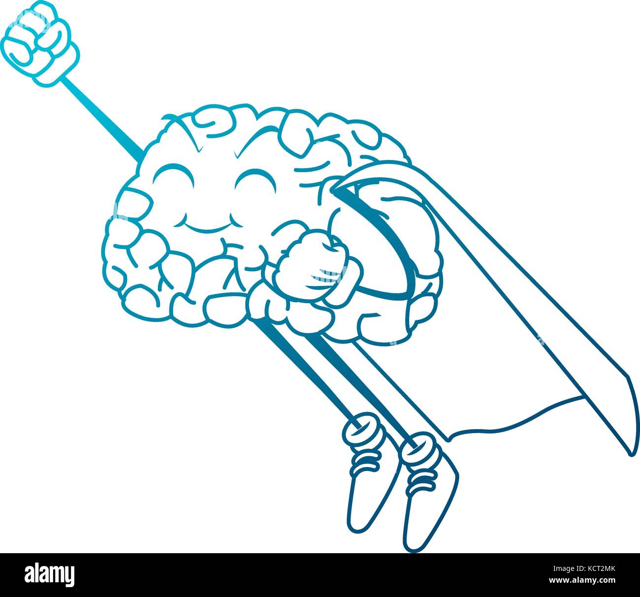 Super hero brain cartoon Stock Vector Image & Art - Alamy