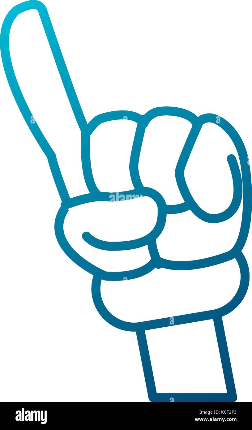 Finger pointing white glove Stock Vector Images - Alamy