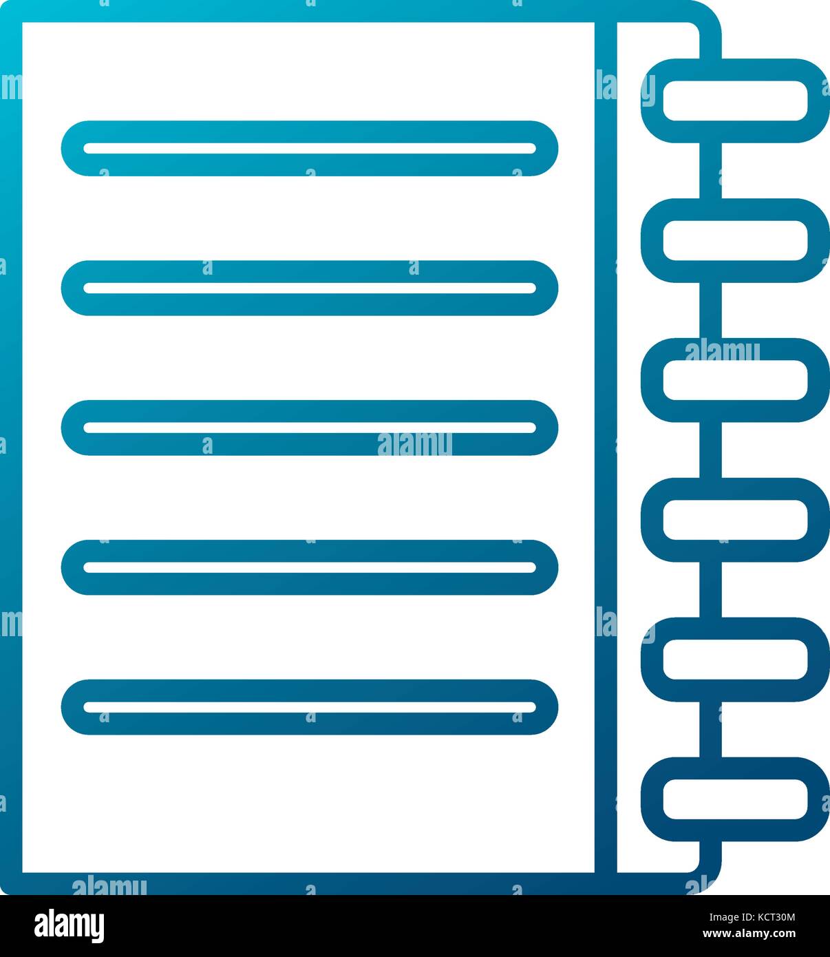 Notebook page isolated Stock Vector Image & Art - Alamy