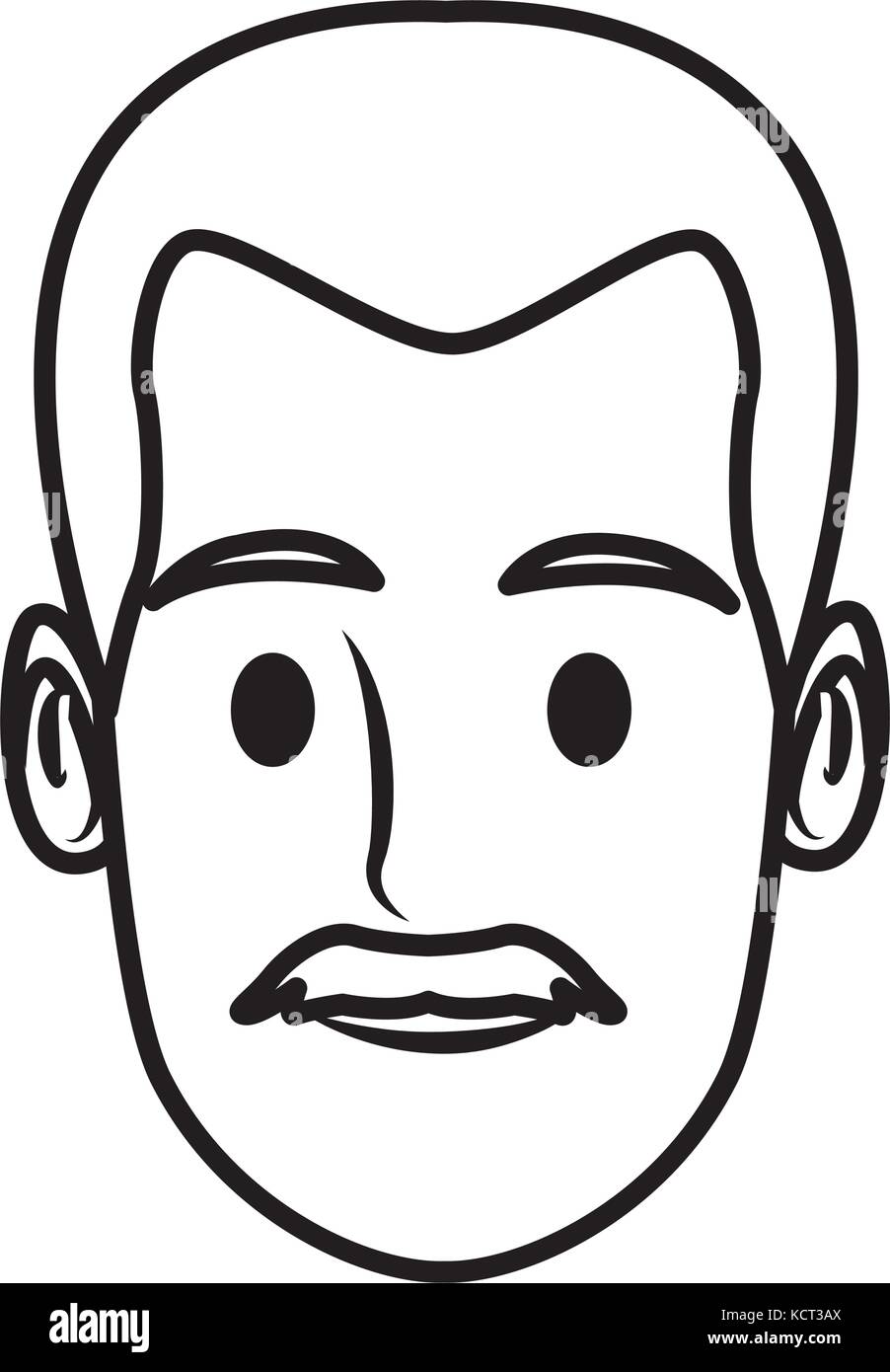 Man face cartoon Stock Vector Image & Art - Alamy