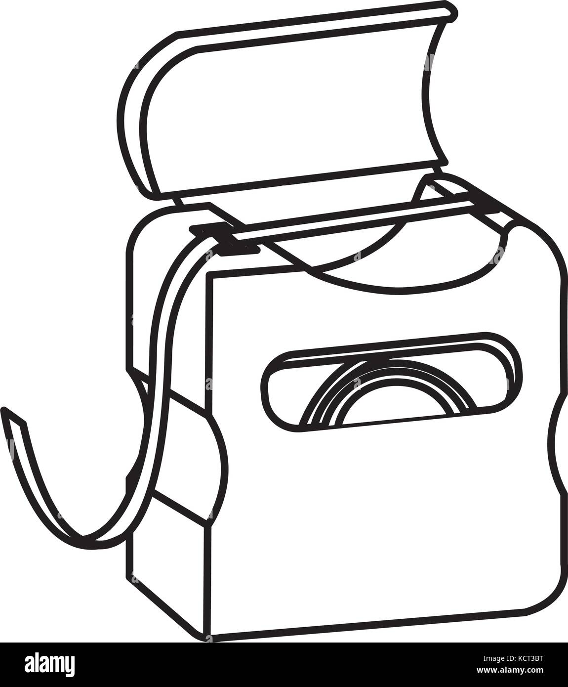 Dental floss isolated Stock Vector Image & Art - Alamy