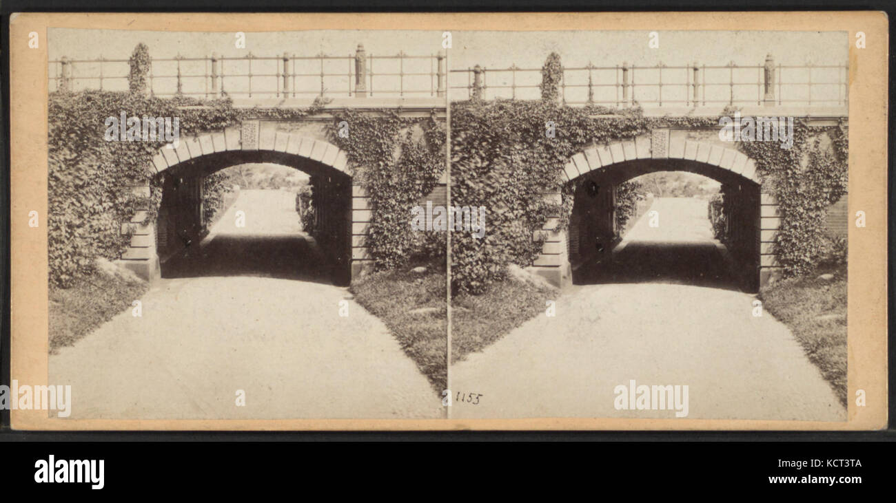 Arch covering the drive over the Walk east of the Mall, by T. C. Roche ...