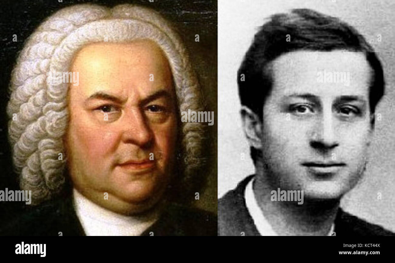 Bach Siloti portraits Stock Photo - Alamy