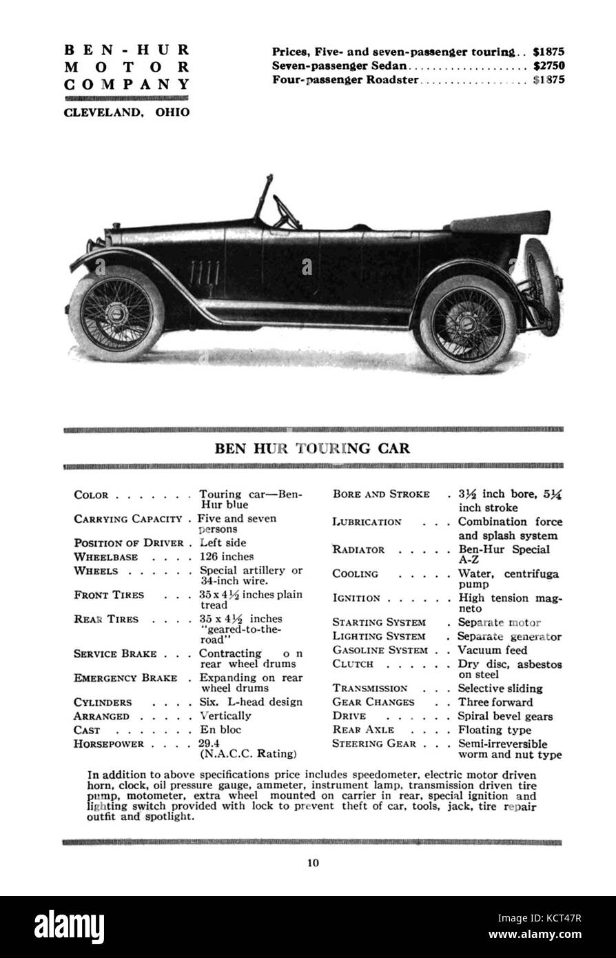 Classic touring cars Black and White Stock Photos & Images - Alamy