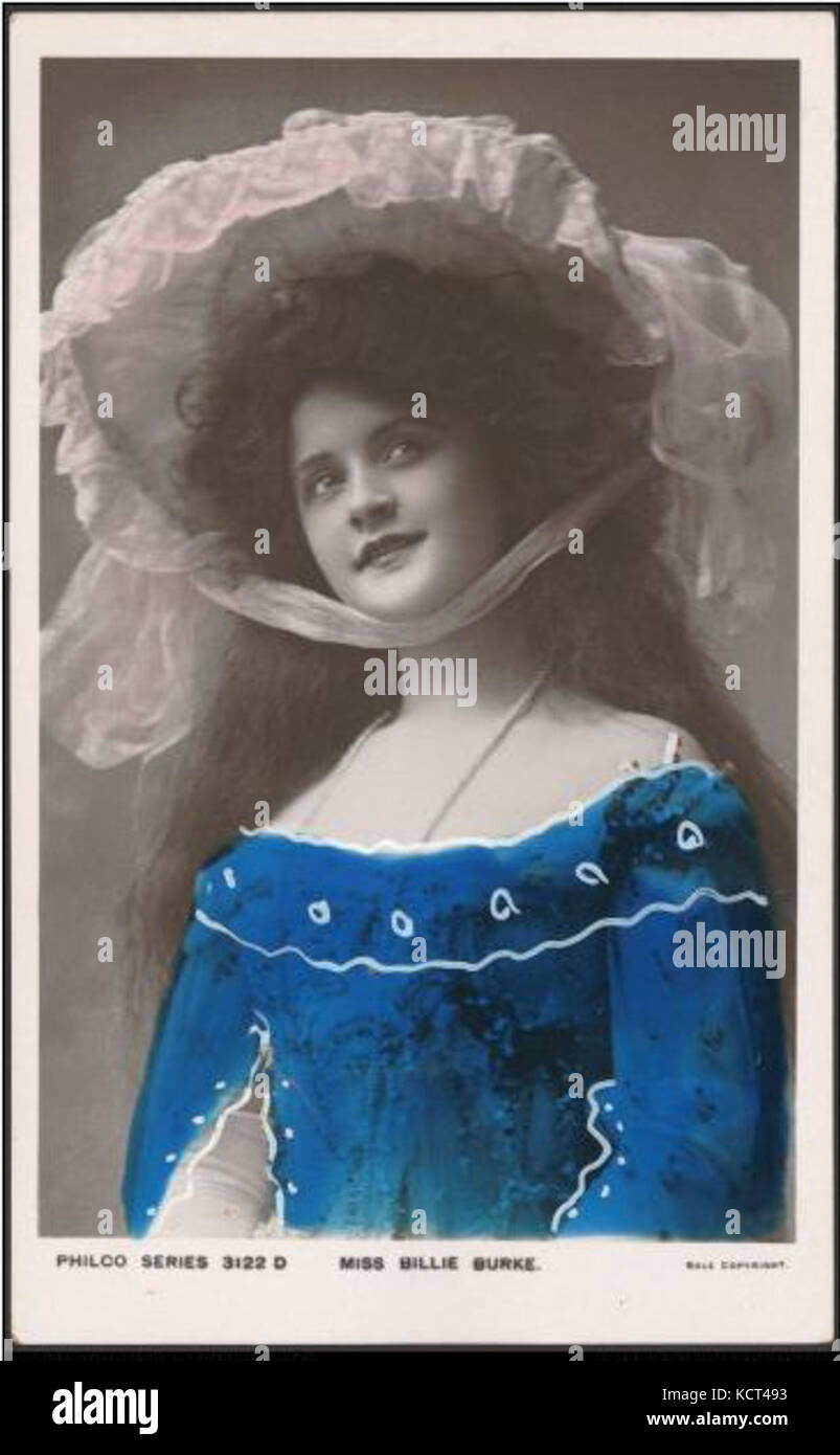 Billie Burke postcard 14 Stock Photo - Alamy