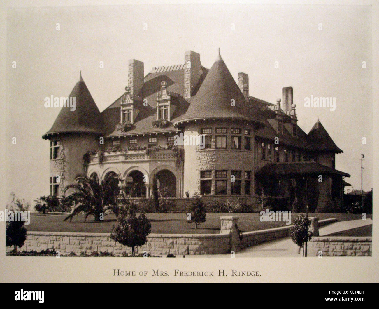 Frederick Rindge House 1910 Stock Photo - Alamy