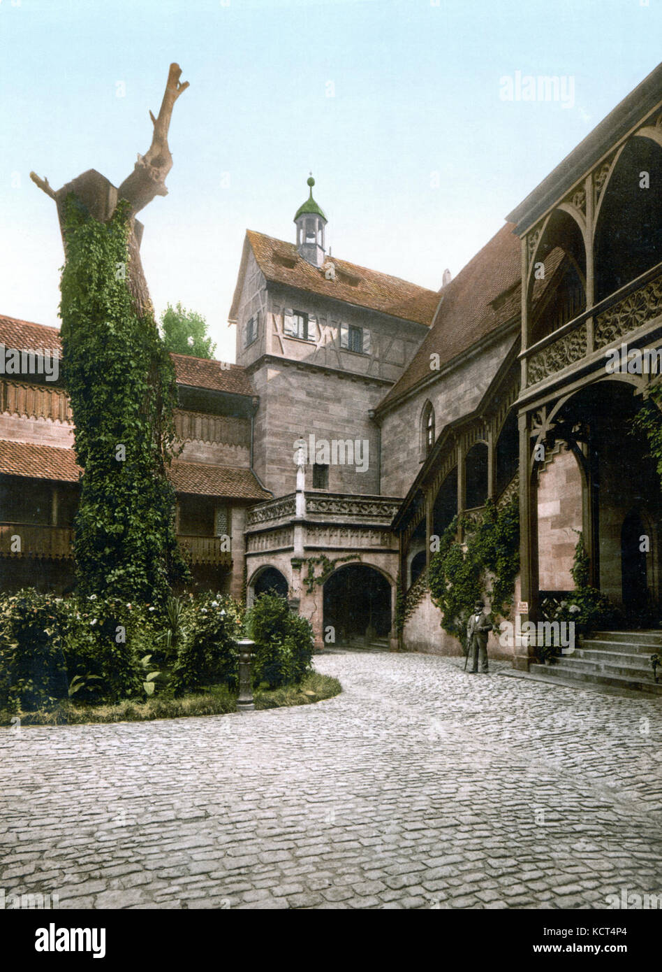 An image or reference to a historical structure, possibly Burg Nurnberg ...