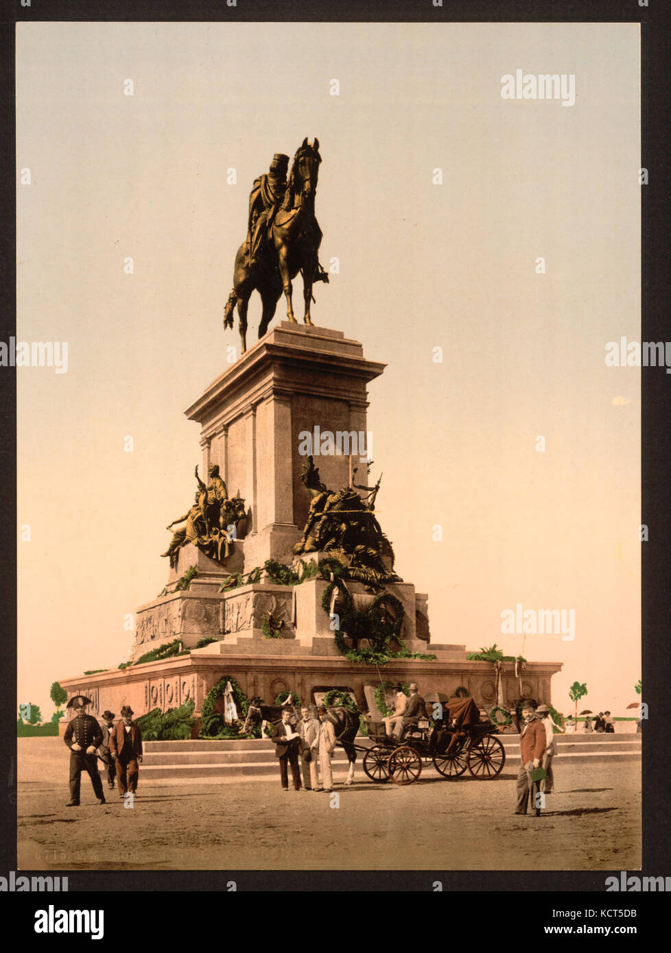Garibaldi's Monument, Rome, Italy LCCN2001700950 Stock Photo - Alamy