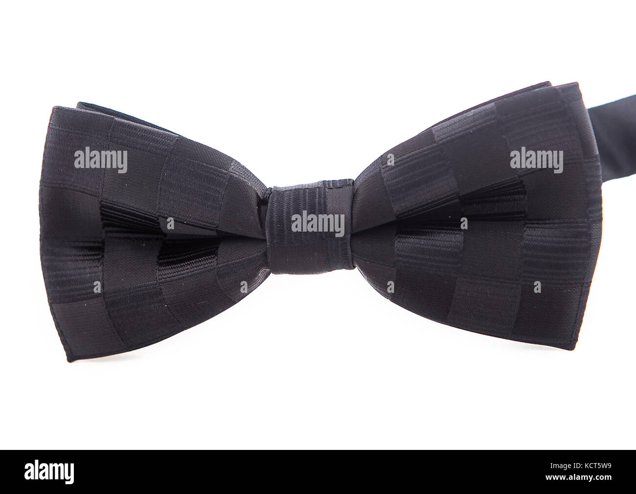 Black bow for business men, close-up, on isolated white background ...