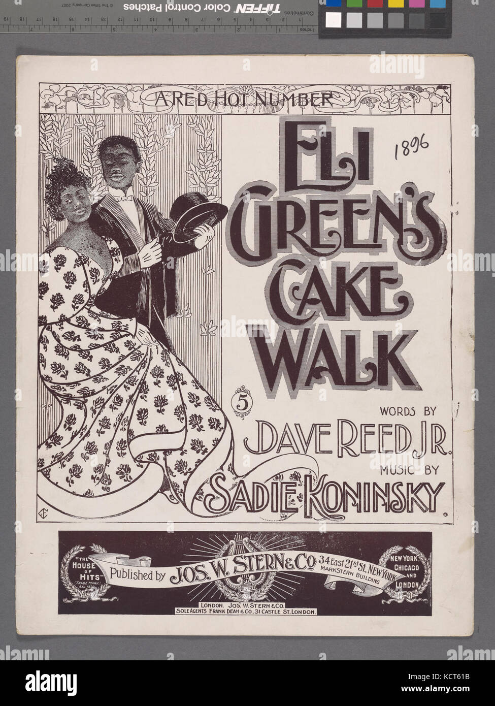 Eli Green's cake walk (NYPL Hades 464080 1165854 Stock Photo - Alamy