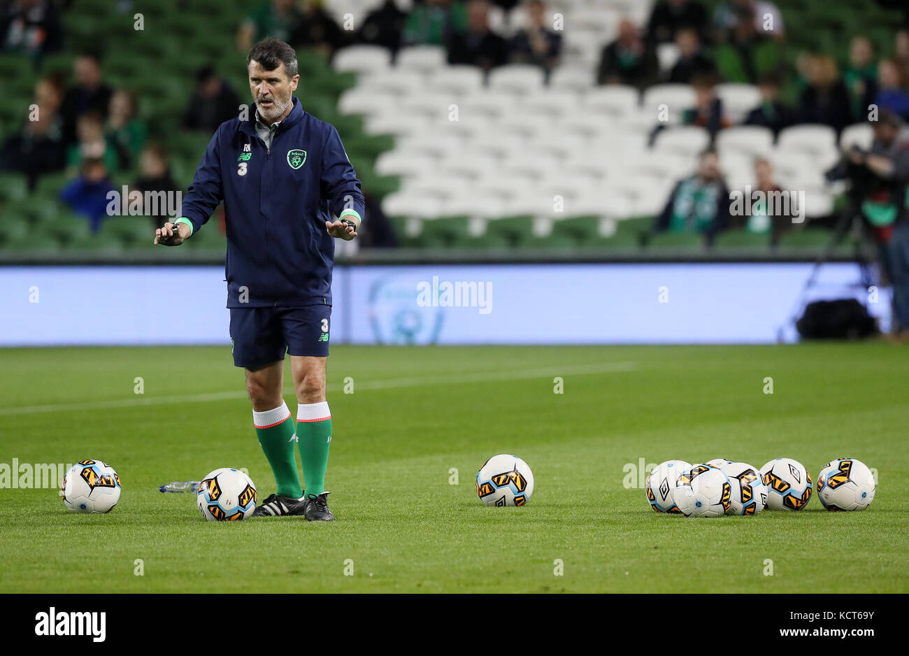 Republic of Ireland assistant manager Roy Keane before the 2018 FIFA ...