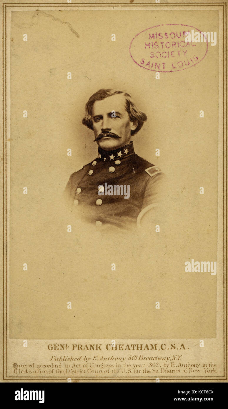 Frank Cheatham, General (Confederate Stock Photo - Alamy