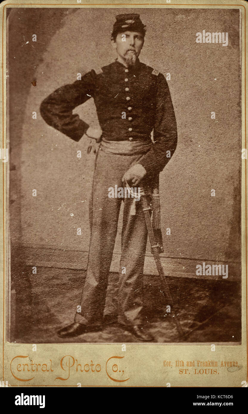 Emile Frey, Captain, 82 Illinois Regiment (Union Stock Photo - Alamy