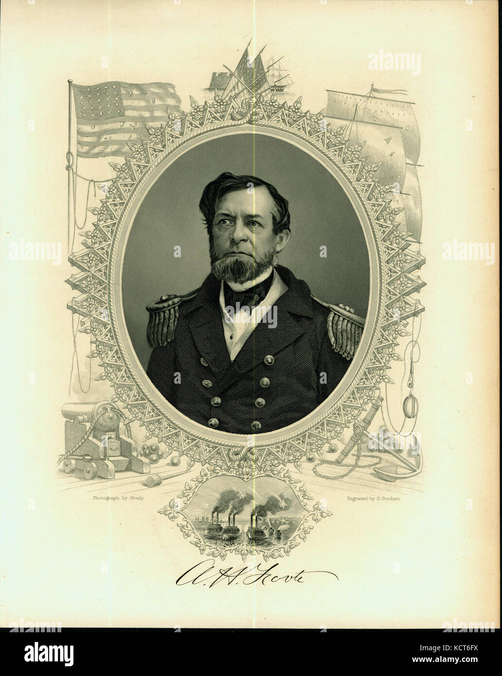 Andrew H. Foote, Admiral (Union Stock Photo - Alamy