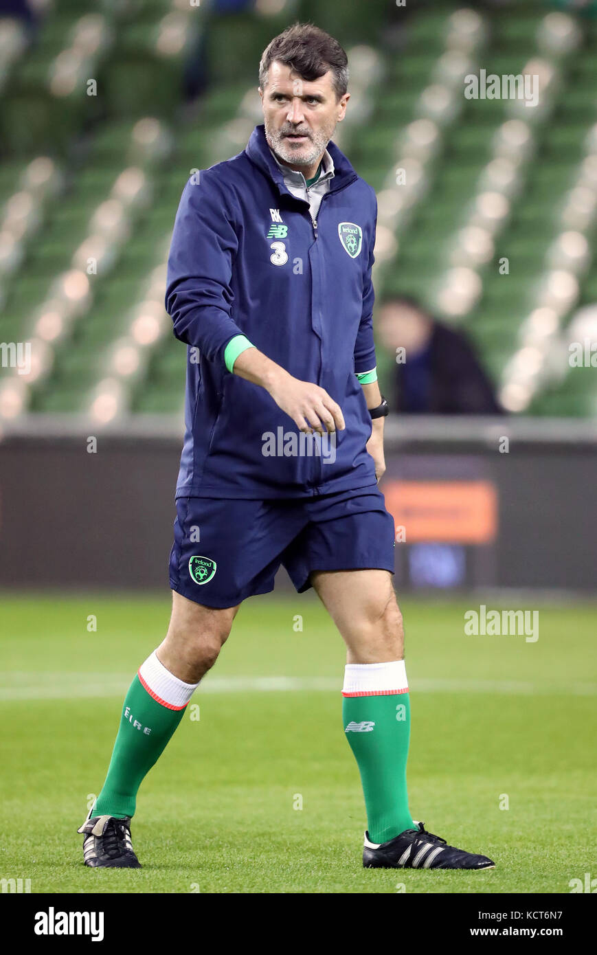 Republic of Ireland assistant manager Roy Keane during the 2018 FIFA ...