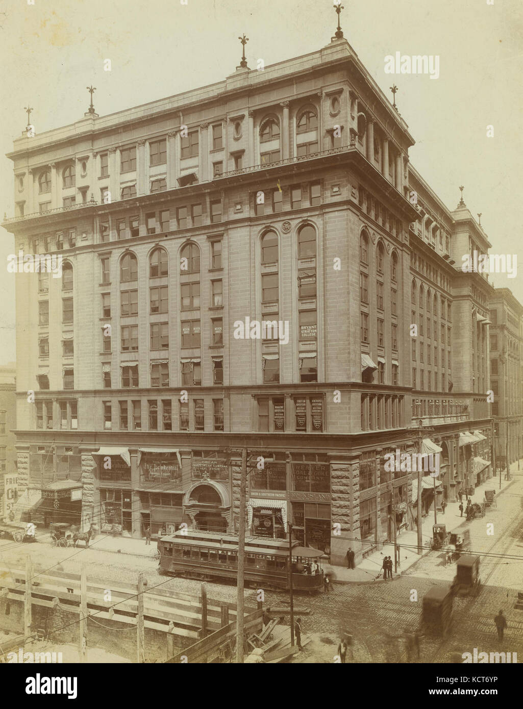 Century Building, northwest corner of Ninth and Olive Streets Stock ...