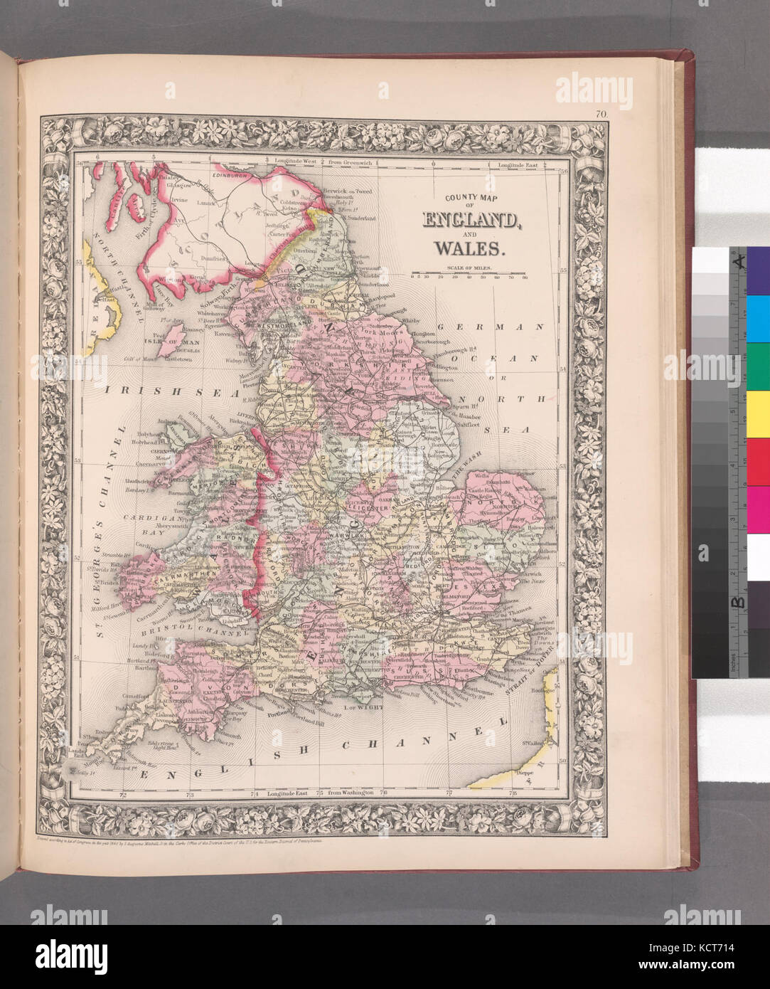 Map of wales counties hi-res stock photography and images - Alamy
