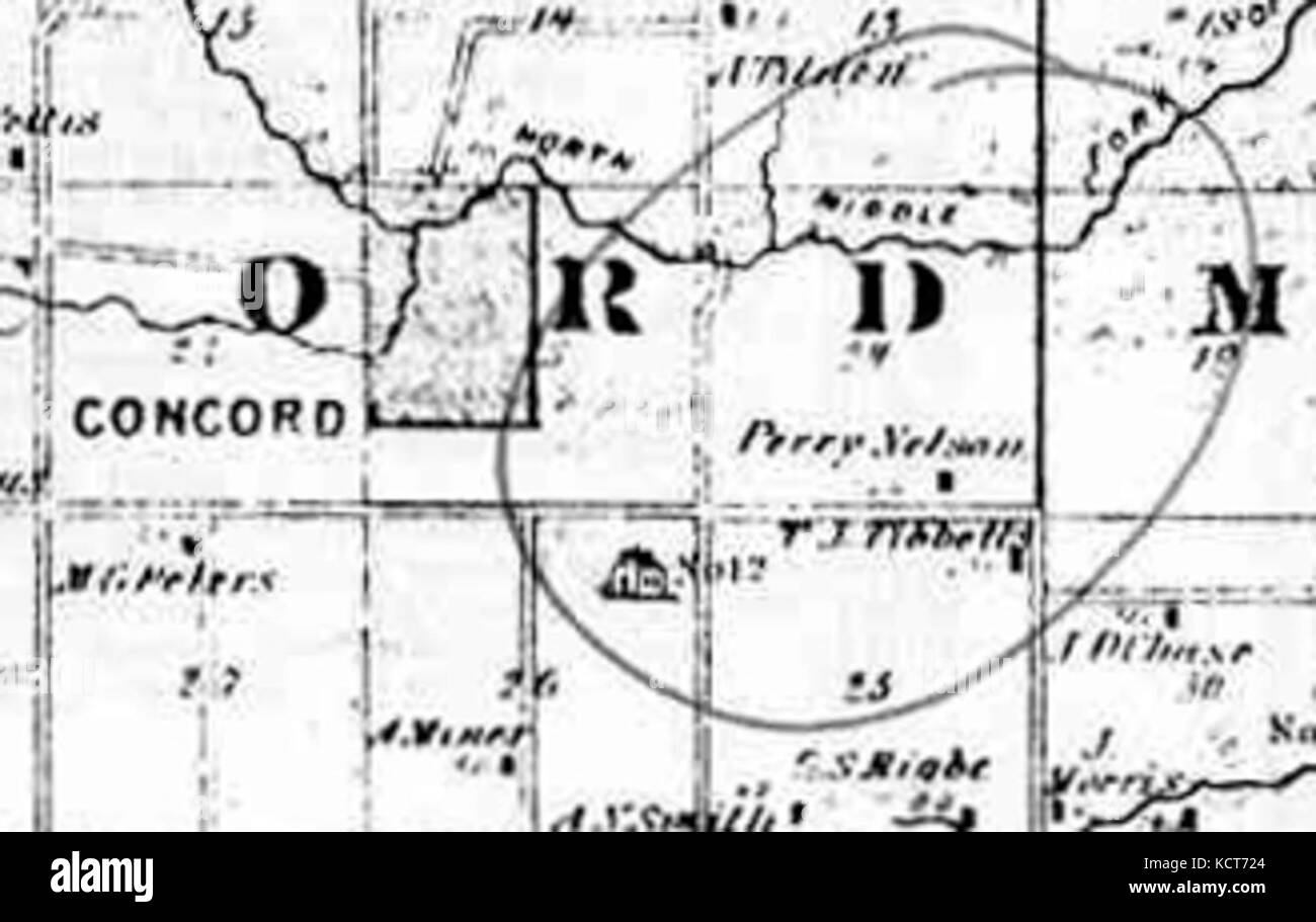 Dodge county map hi-res stock photography and images - Alamy