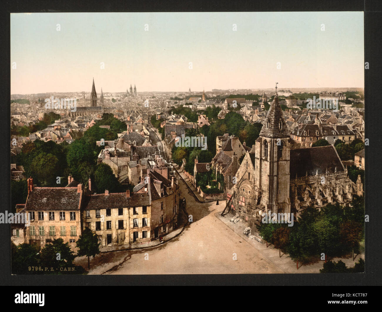 Caen france map hi-res stock photography and images - Alamy