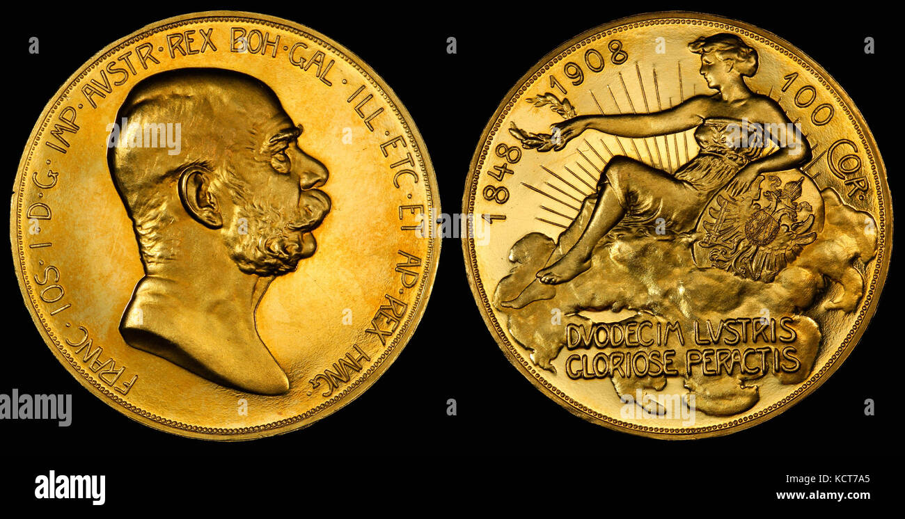 Austria 1908 100 Kronen Stock Photo - Alamy