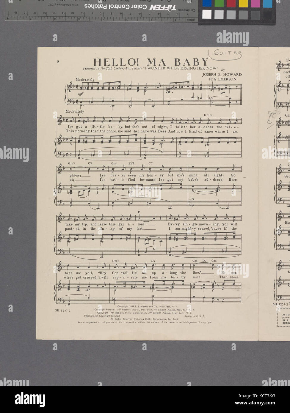 Hello ma baby (NYPL Hades 608744 1983673 Stock Photo - Alamy