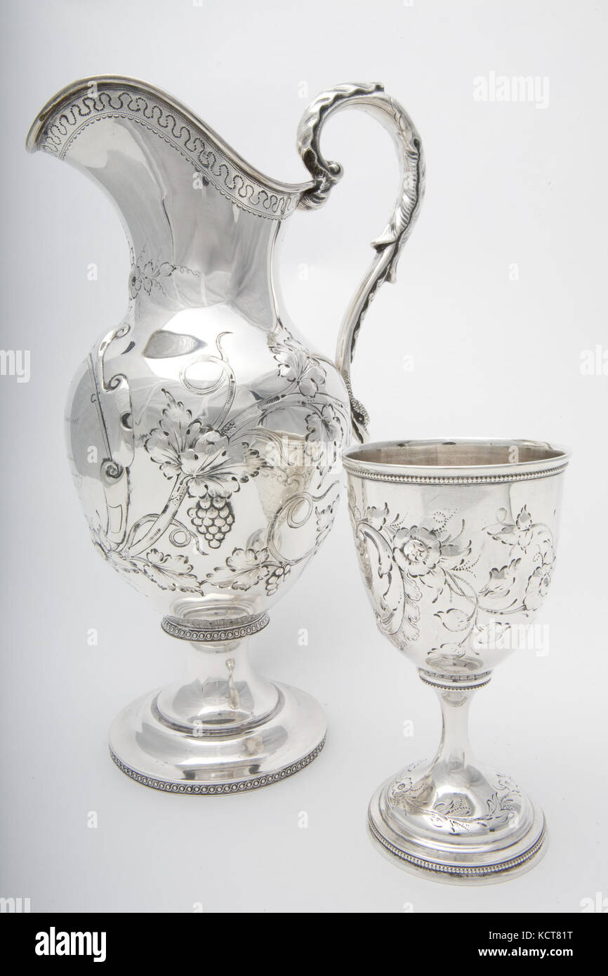 Goblet presented to Dr. Alphonse Jaminet Stock Photo - Alamy