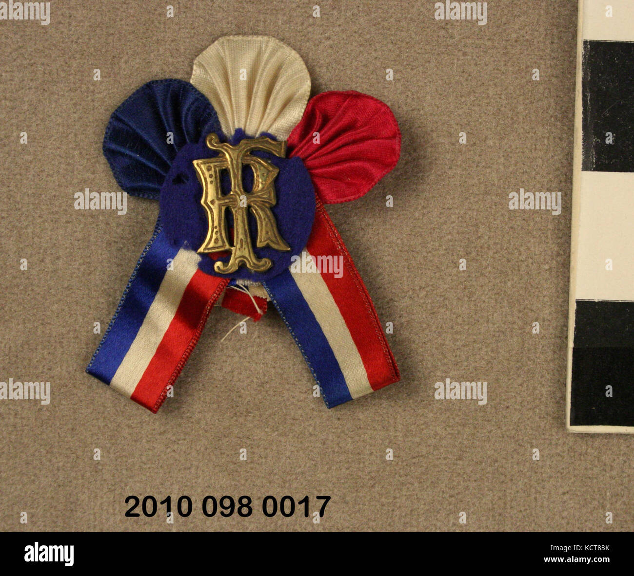French Pin with Ribbon Stock Photo - Alamy