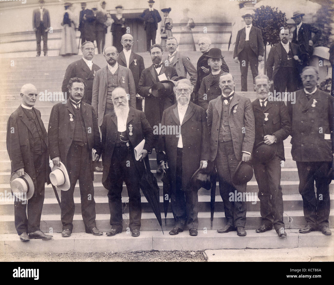 Group of Professors (with identification) (1904 World's Fair Stock ...