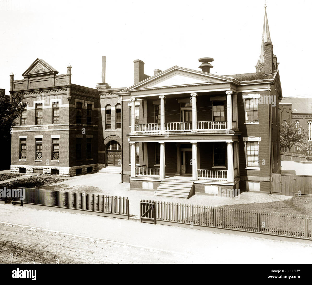 Dessaline School. Southwest corner of Twelfth and Brooklyn Streets ...