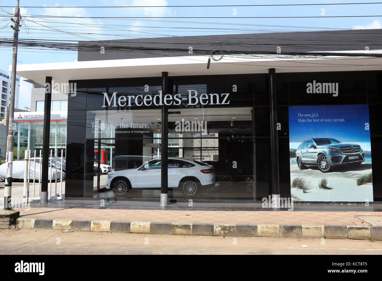 Mercedes-Benz car showroom, Dhaka Stock Photo - Alamy