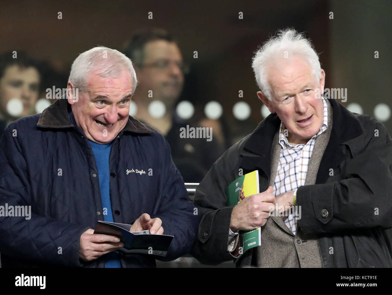 Former Taoiseach Bertie Ahern and his brother Boris Ahern during the ...