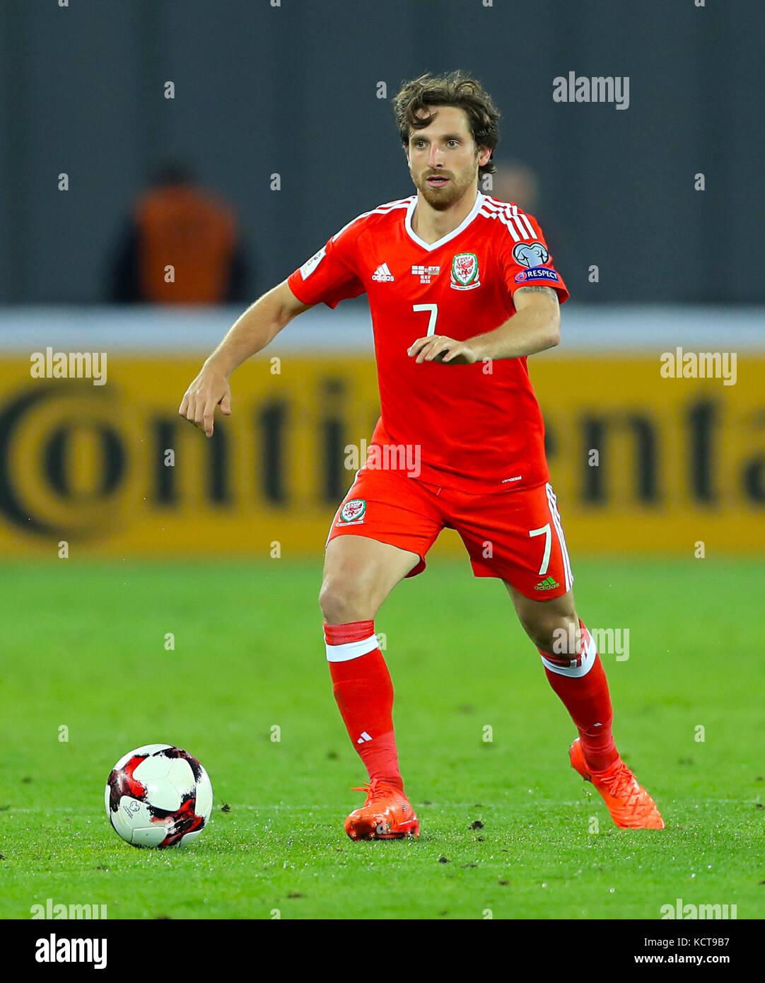 Wales' Joe Allen during the 2018 FIFA World Cup Qualifying, Group D ...