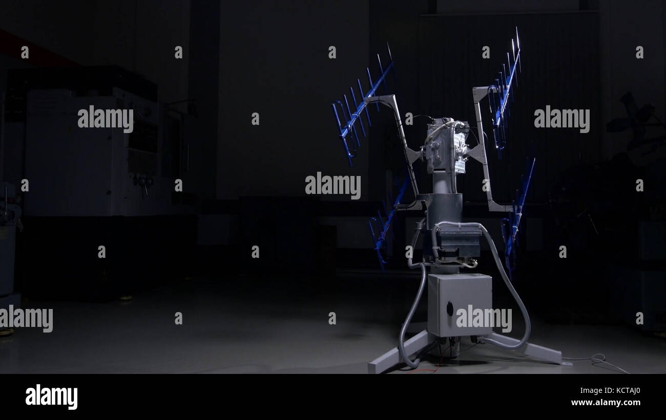 High-Tech Sophisticated Electronic Communications, radio or tv antenna ...