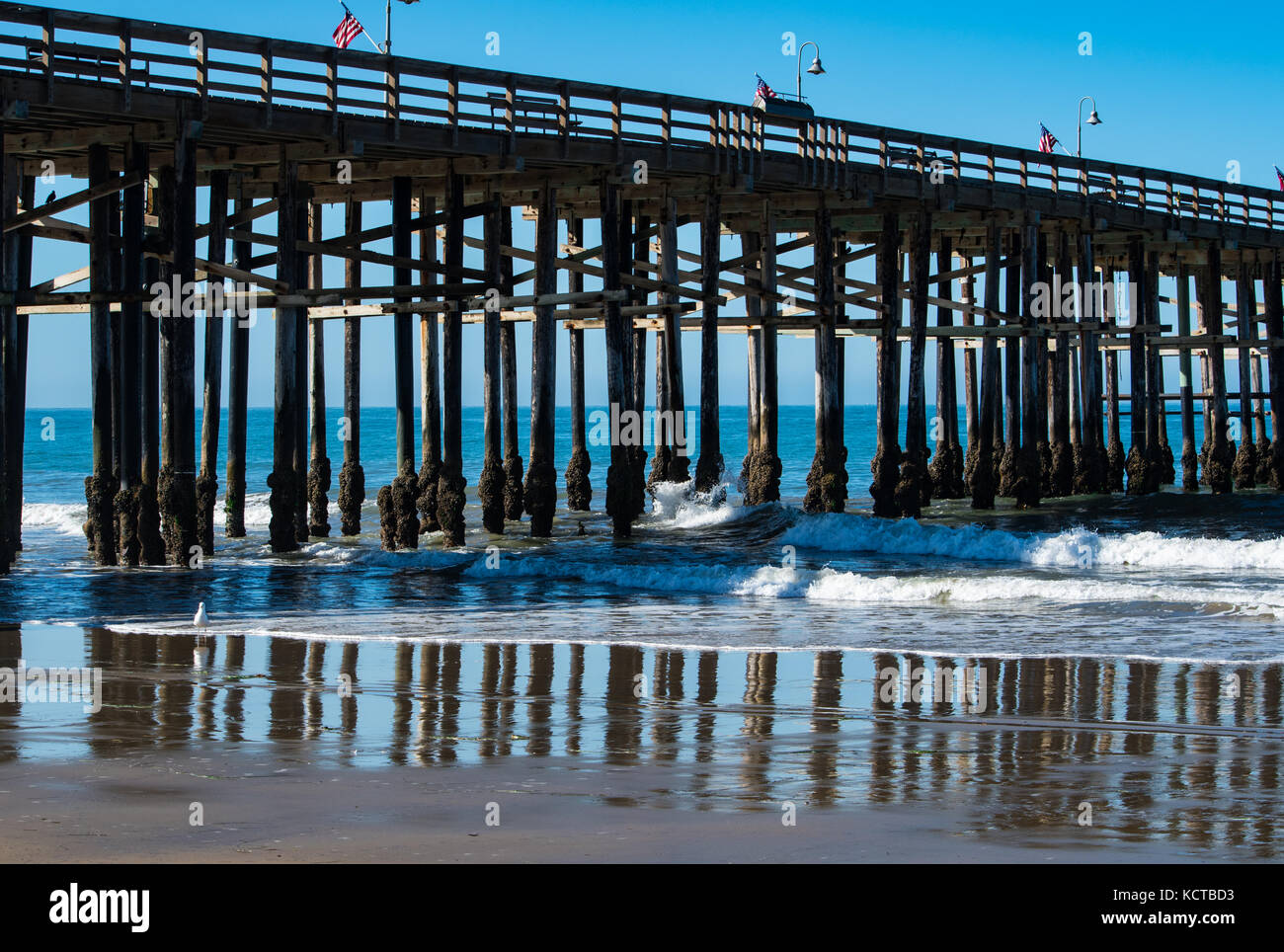 Old pier pilings hi-res stock photography and images - Alamy