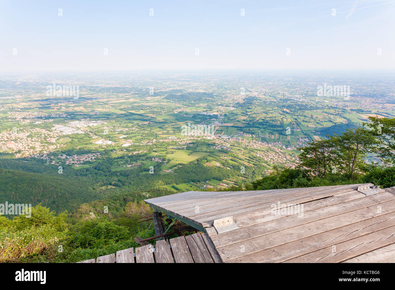 Paragliding platform view from above. Paragliding, extreme sports Stock ...